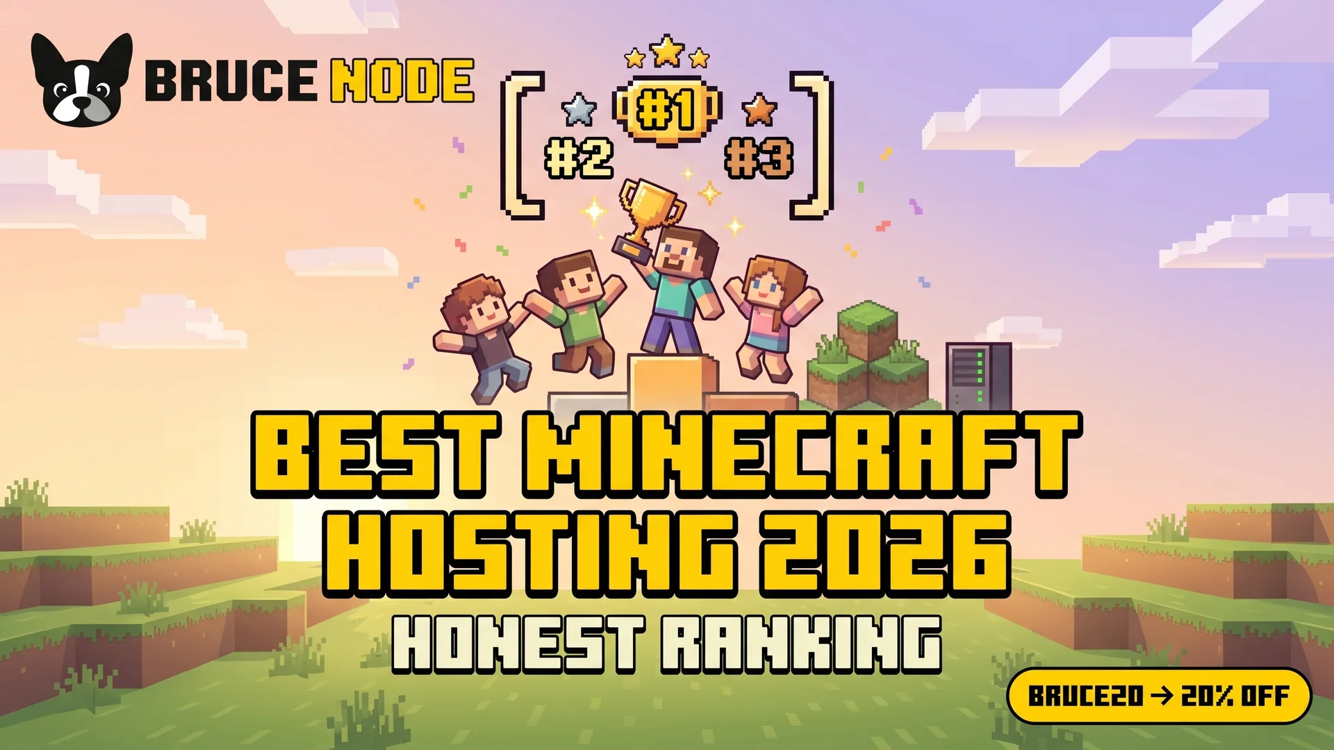 Best Minecraft Server Hosting 2026 (Honest Ranking) | BruceNode